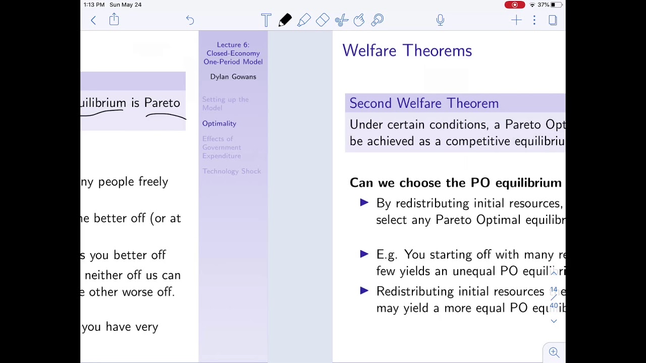 Lecture 6 Part 2 Optimality Youtube