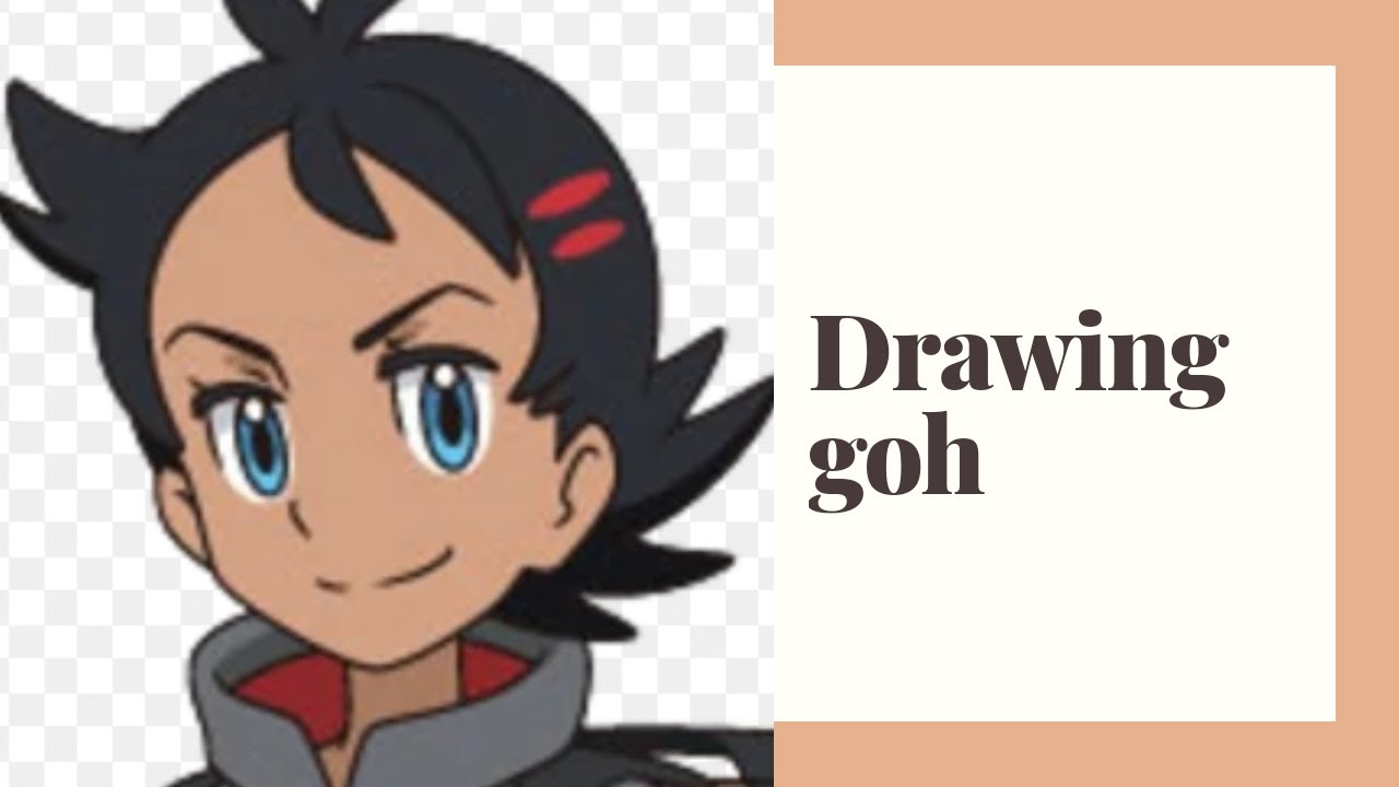 Drawing goh for pokemon - YouTube