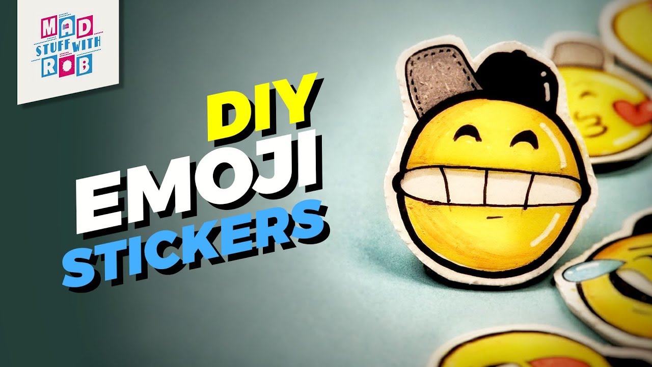 How to Make Emoji Stickers - YouTube