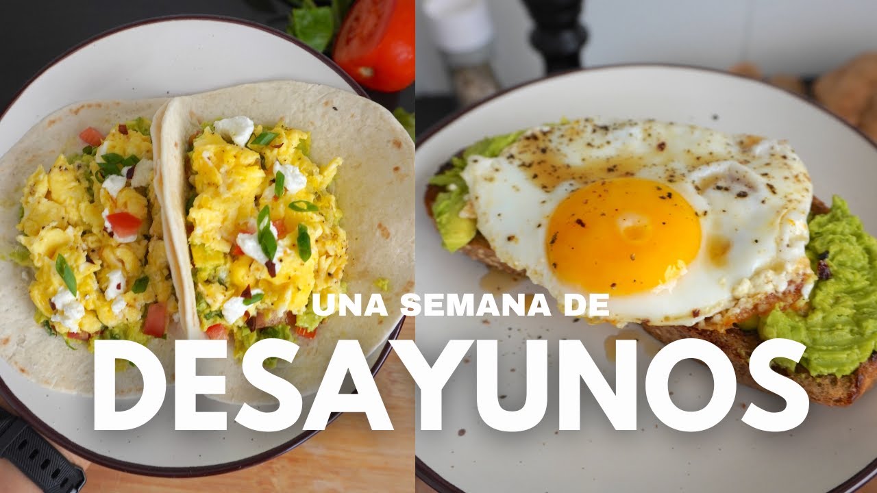 5 Recetas de Desayunos Saludables y Deliciosos que debes probar. - YouTube