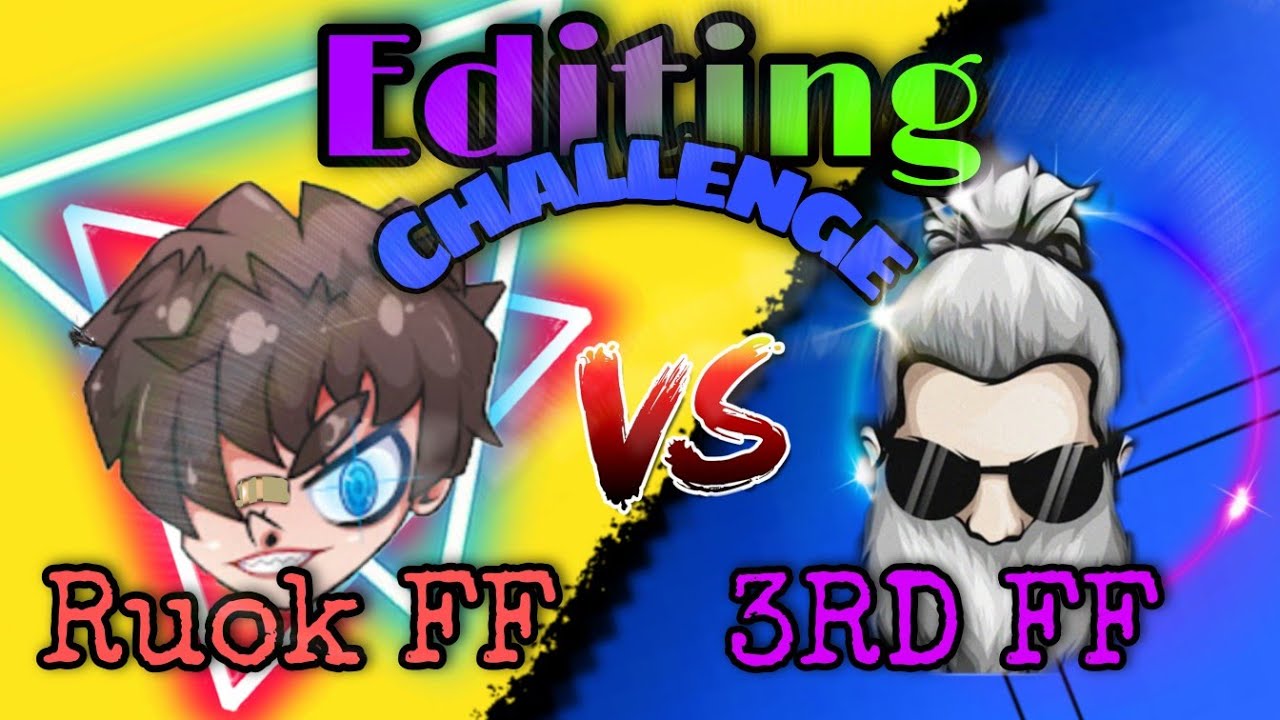 Editing Challenge in Rouk FF VS 3RD FF 🔥🔥 || #3rdff #ruokff #ruok # ...