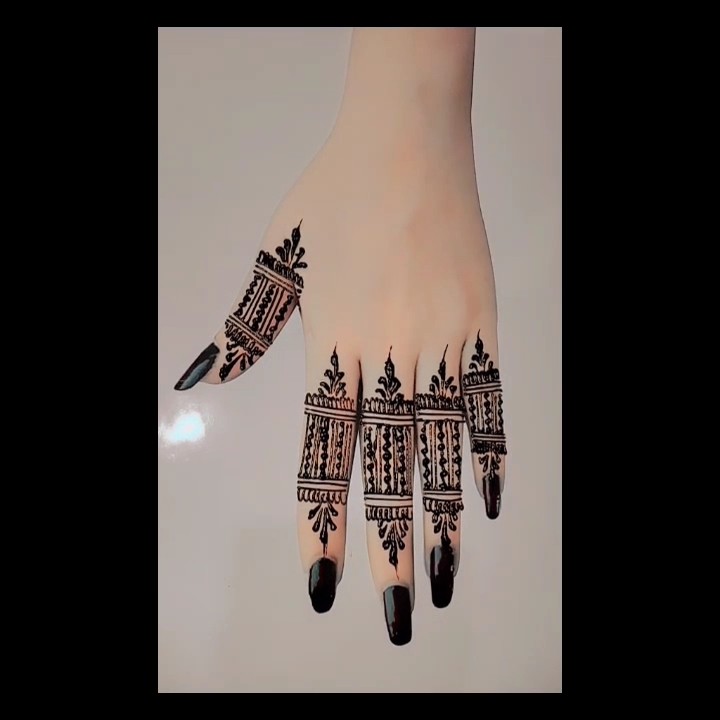 fingers mehndi designs | simple mehndi designs | back hand mehndi ...
