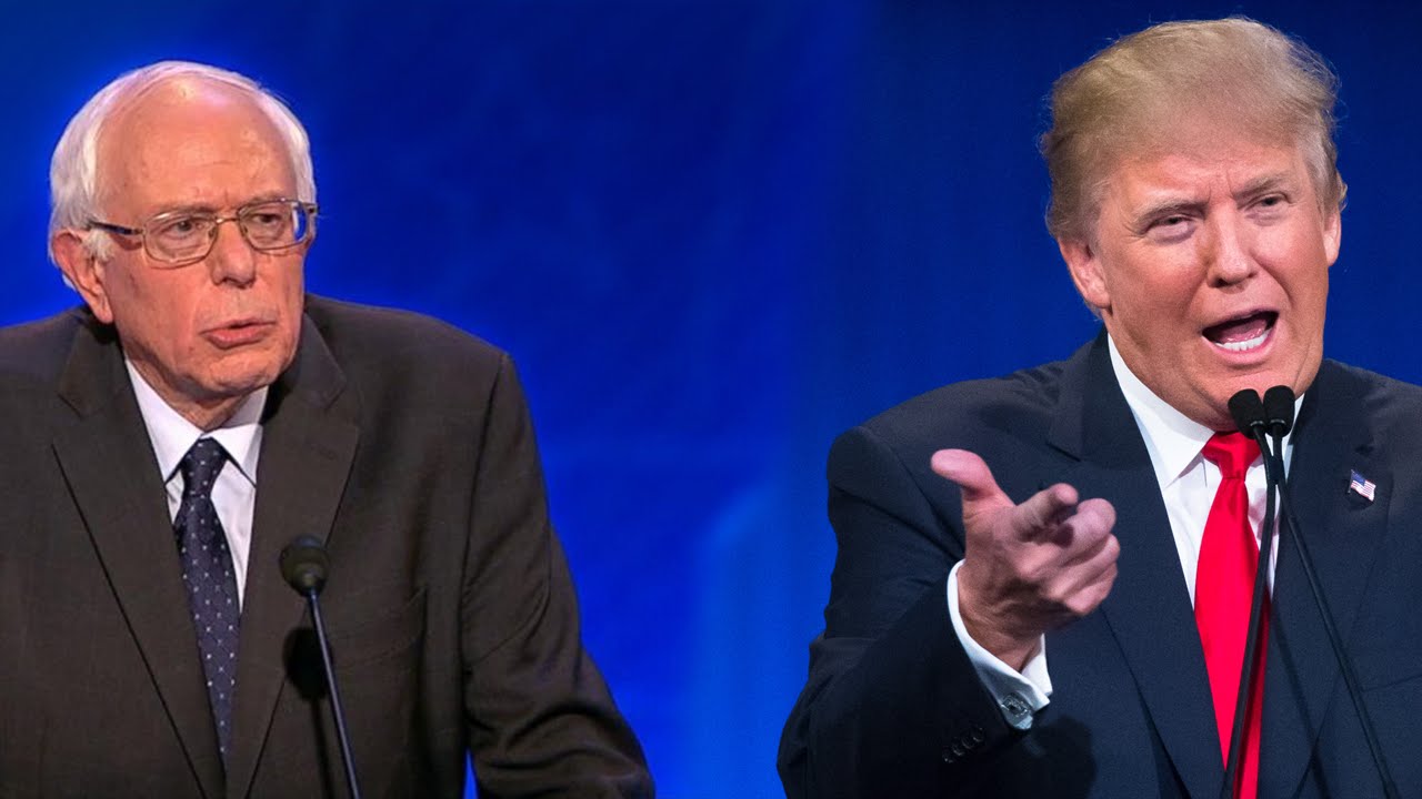 Trump Vs Bernie Get Hype - YouTube