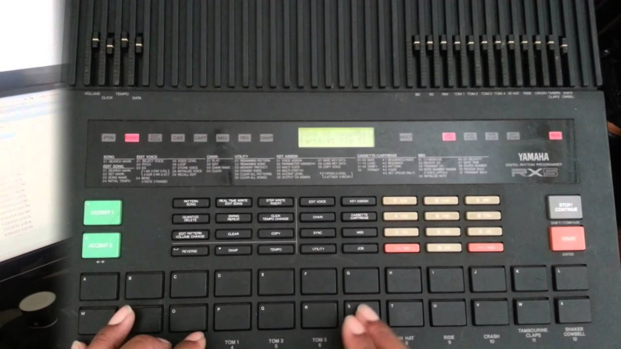 Yamaha Rx5 Vintage Drum Machine Testing (Propellerhead Reason Midi ...