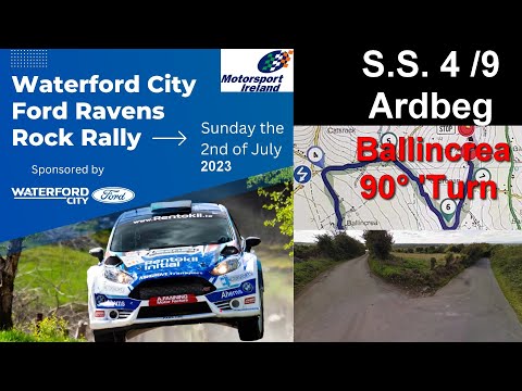 Video Ravens Rock Rally s.s. 4 90° TURN (Waterford, 2nd July 2023)