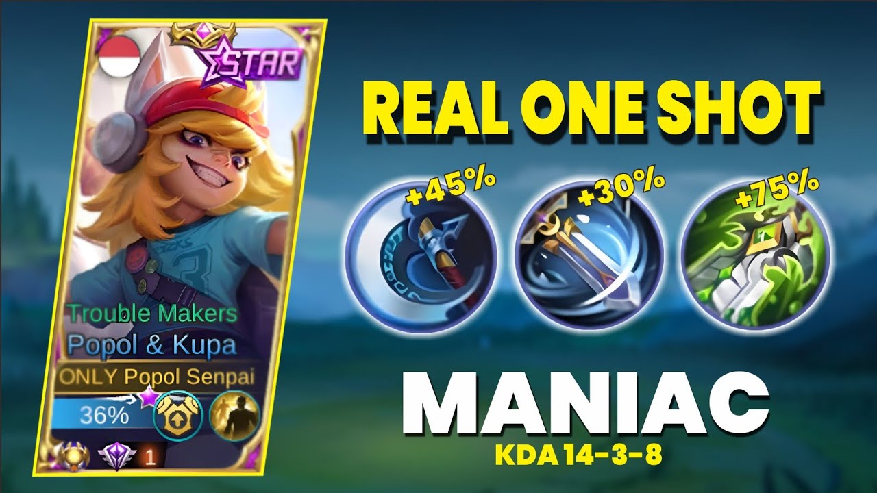 DUTA MANIAC 😱🔥 USER POPOL KUPA TRY THIS BUILD ONE SHOT IS REAL | BEST ...