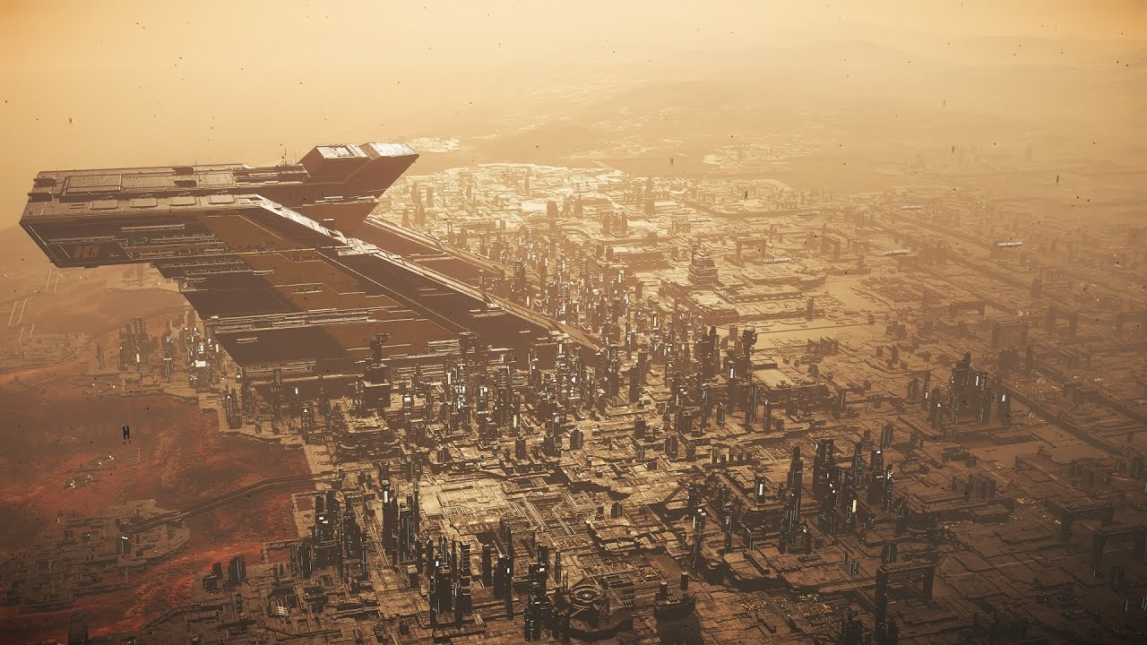 Star Citizen - Finding your ship at Lorville, Hurston - YouTube