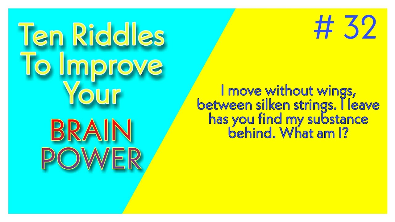 10 Riddles To Improve Your Brain Power In 2020 # 32 - YouTube