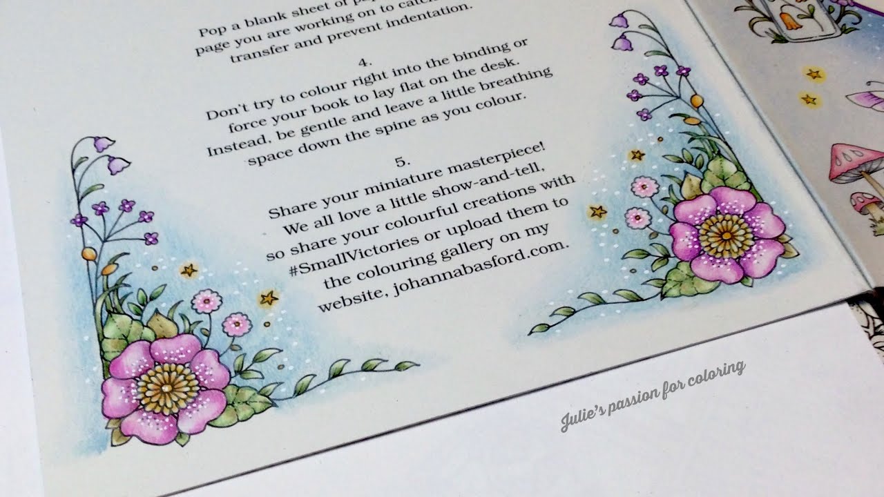 SMALL VICTORIES by Johanna Basford - prismacolor pencils - color along ...