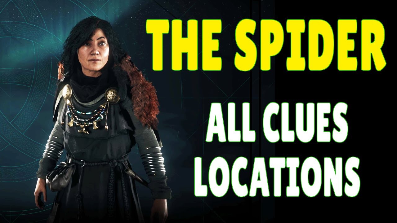 Assassin's Creed Valhalla The spider Location All Clues - YouTube