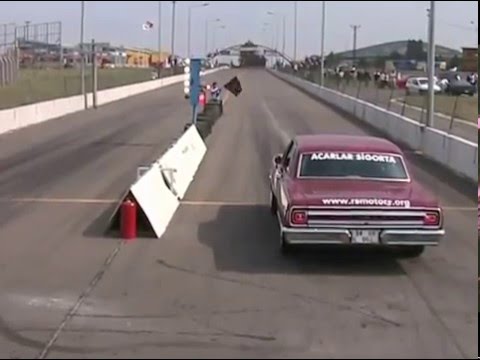AmerikanAraba.com 4.Drag Yarışı - Camaro vs Chevelle