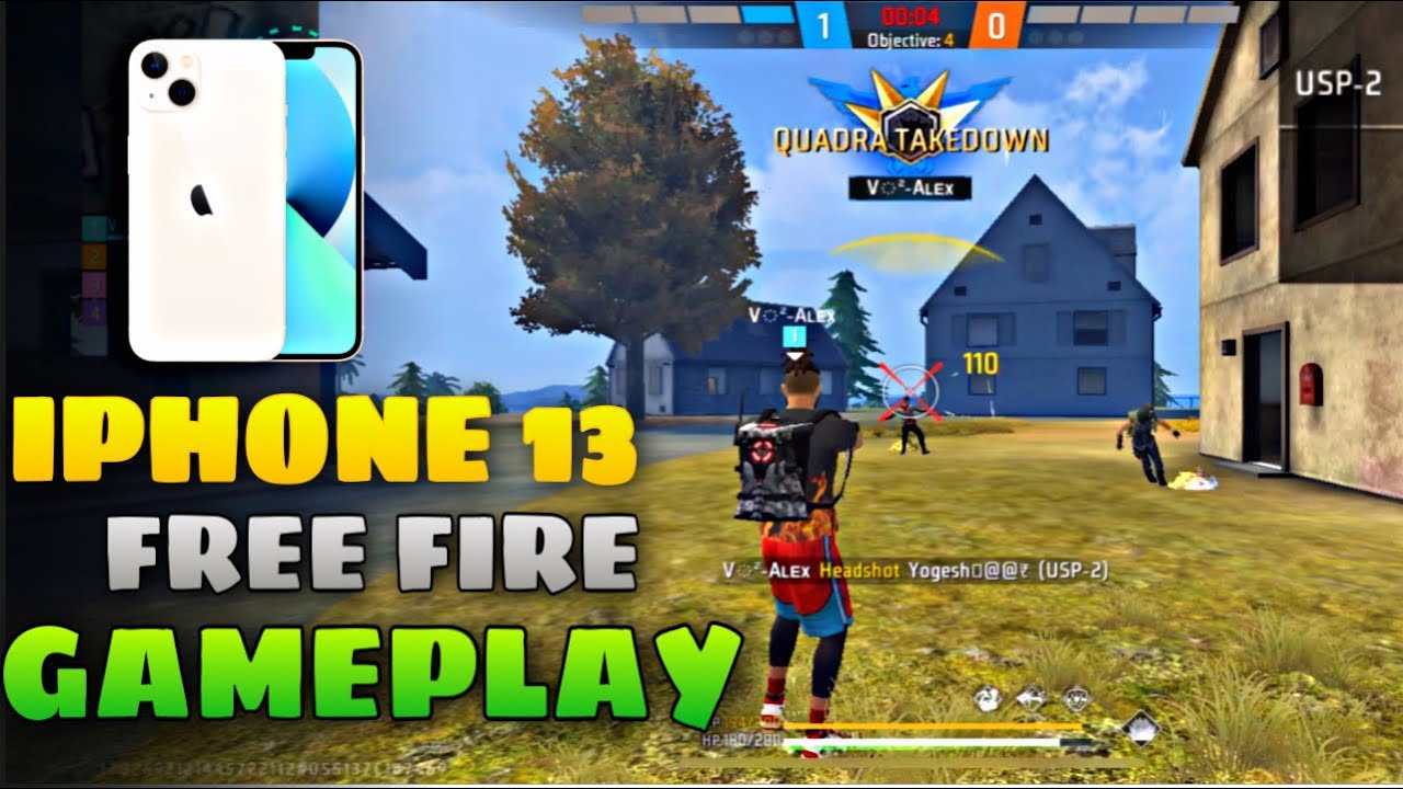 i phone 13 free fire test | I phone free fire gameplay |first gameplay ...