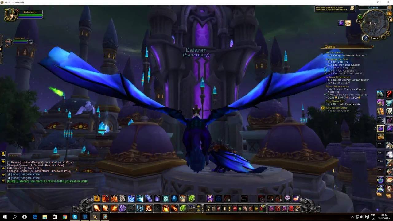 WoW : City Under Siege (Legion) - YouTube