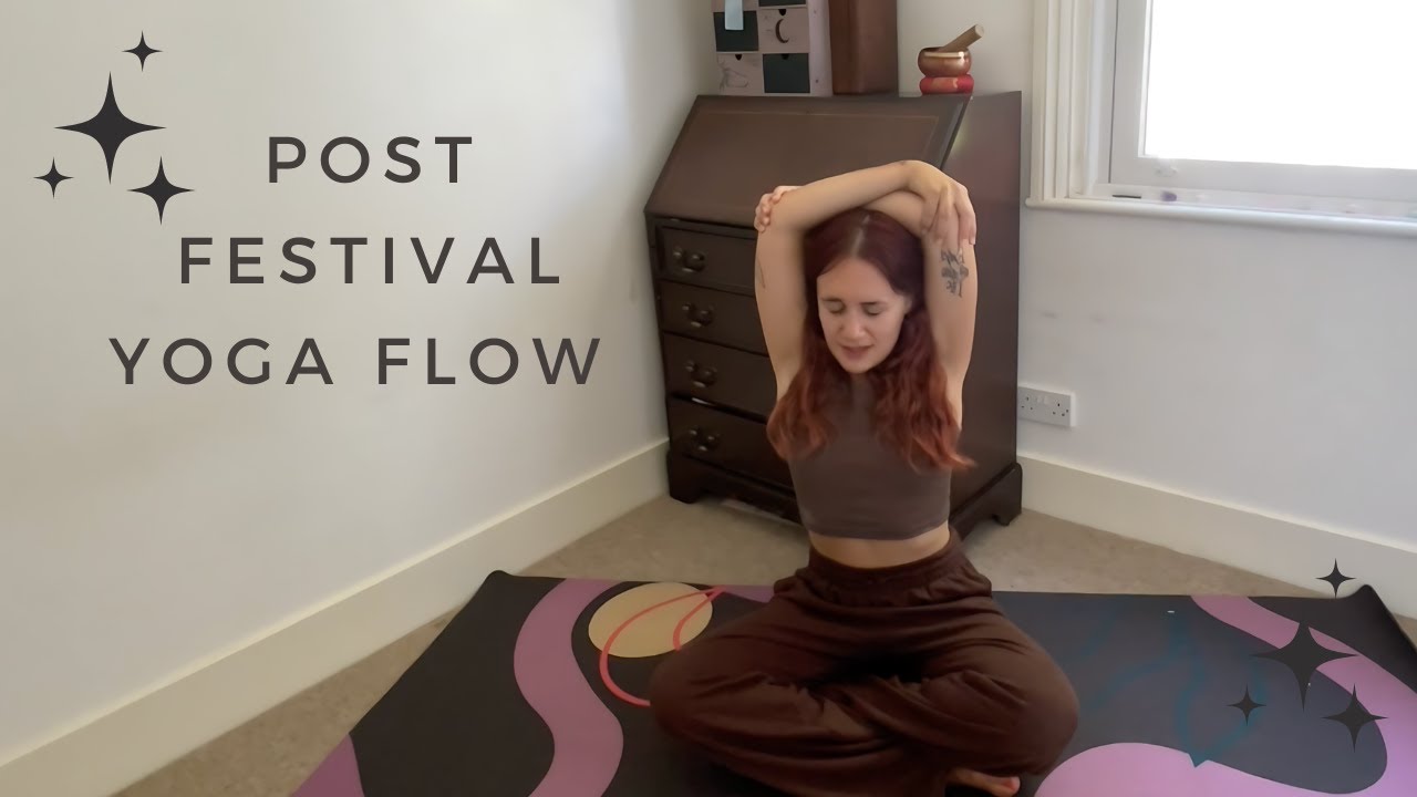POST FESTIVAL YOGA FLOW 🎉 || Gentle & Slow Stretch || 20 MINS - YouTube