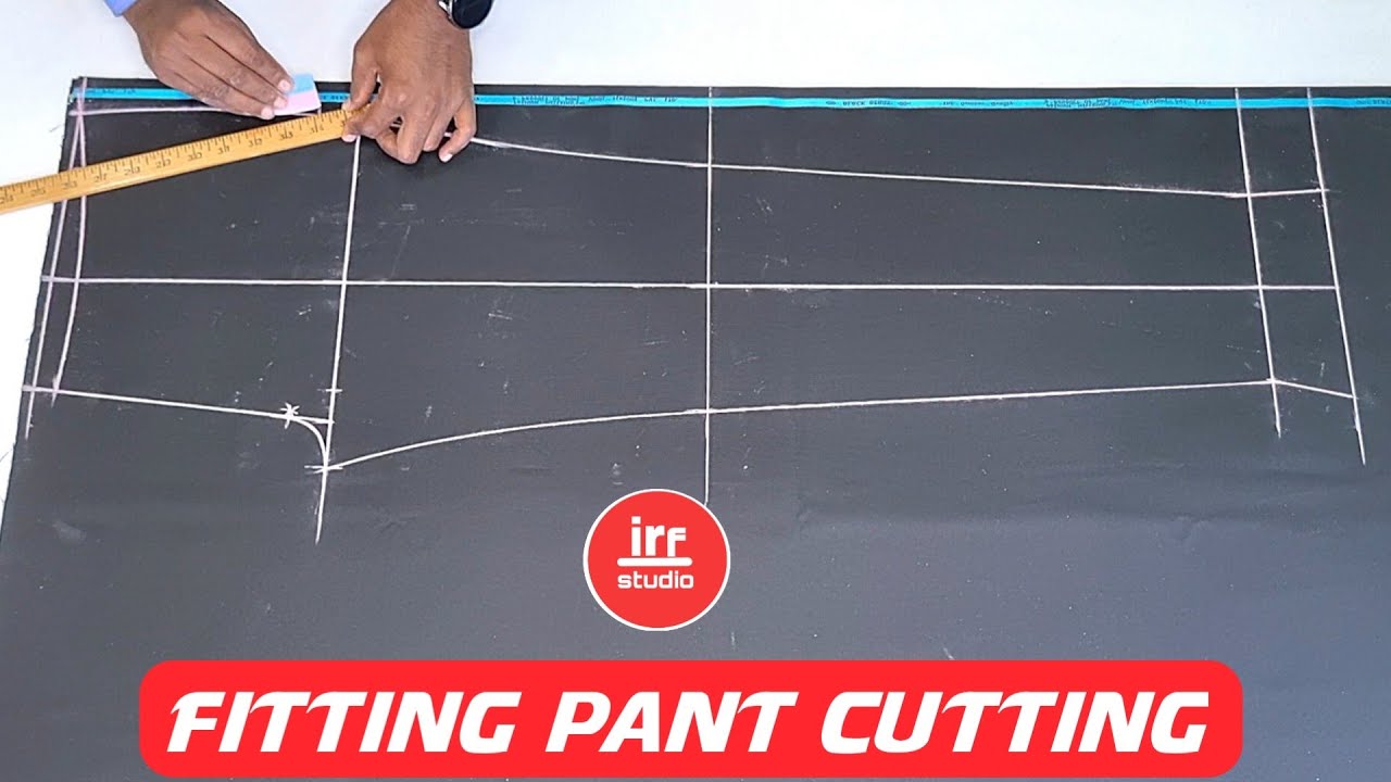 Fitting Pant Cutting Full Tutorial | How To Cut Slim Fit Pant | | Pant ...