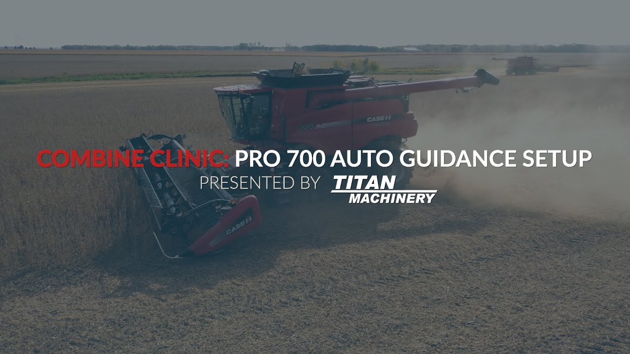 Pro 700 Auto Guidance Setup on Combines - YouTube