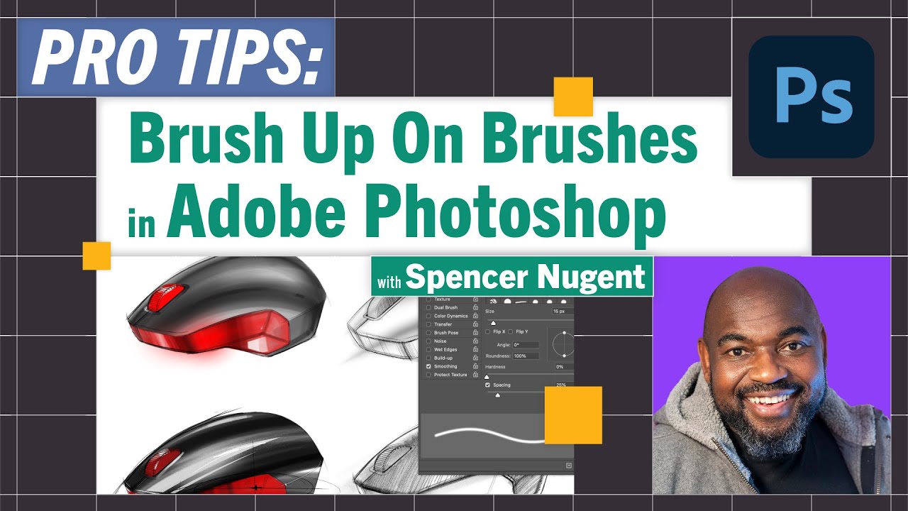 Pro-Tips: Unique Brushes in Photoshop with Spencer Nugent - YouTube