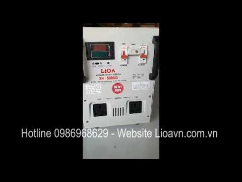 ỔN ÁP LIOA SH-5000 LIOA 5KVA 5KW DẢI 150V – 250V ĐỜI MỚI - YouTube