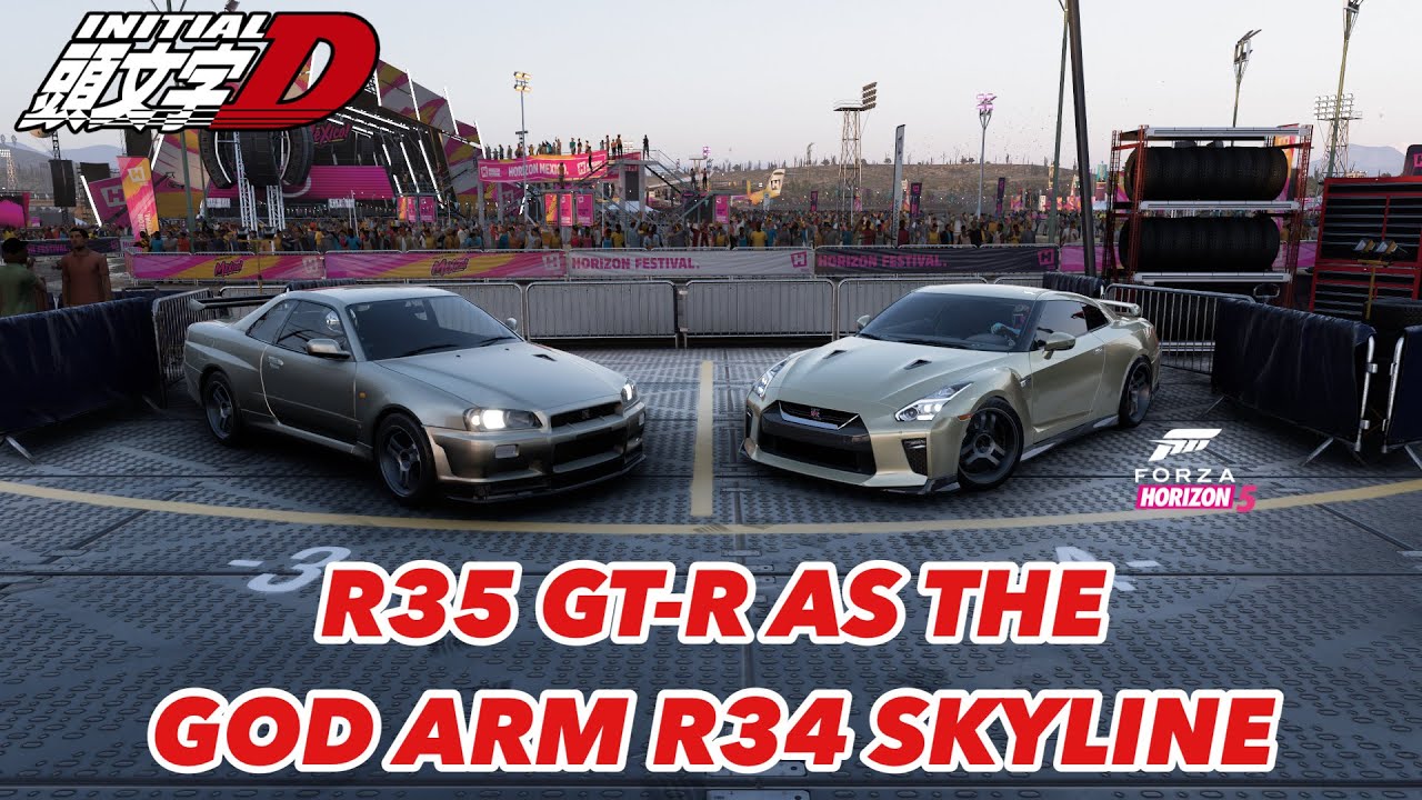 Modern Day Initial D Cars Episode 10: Nissan GT-R R35 as God Foot's ...
