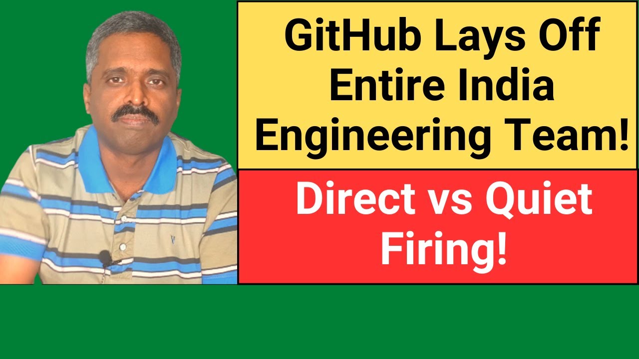 Tech Layoffs Continue as Github Fires Entire India Team | Quiet Firing | Career Talk With Anand ...