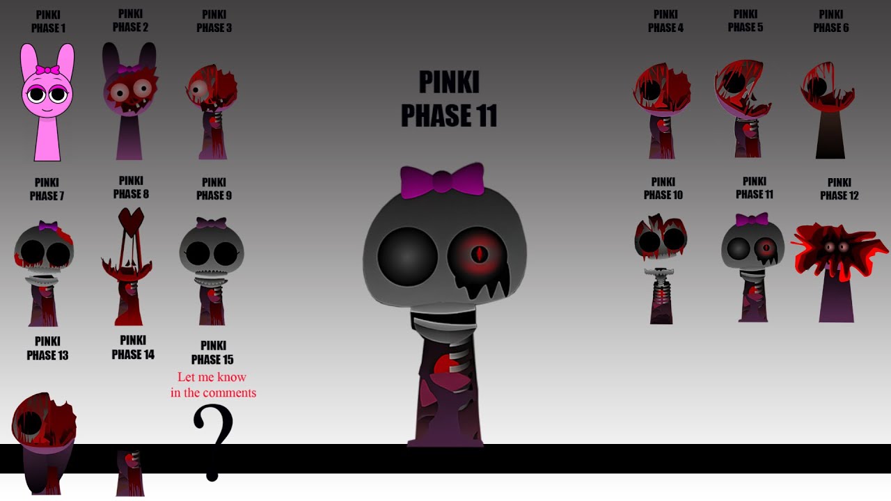 EVOLUTION OF SPRUNKI PINKI PHASE 1 - 15 🔥🔥🔥 | INCREDIBOX SPRUNKI - YouTube