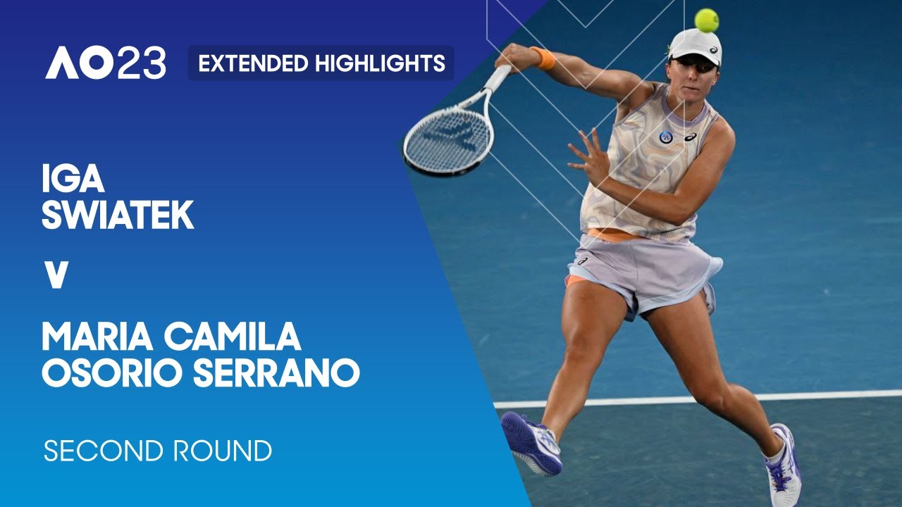 Iga Swiatek v Maria Camila Osorio Serrano Extended Highlights ...