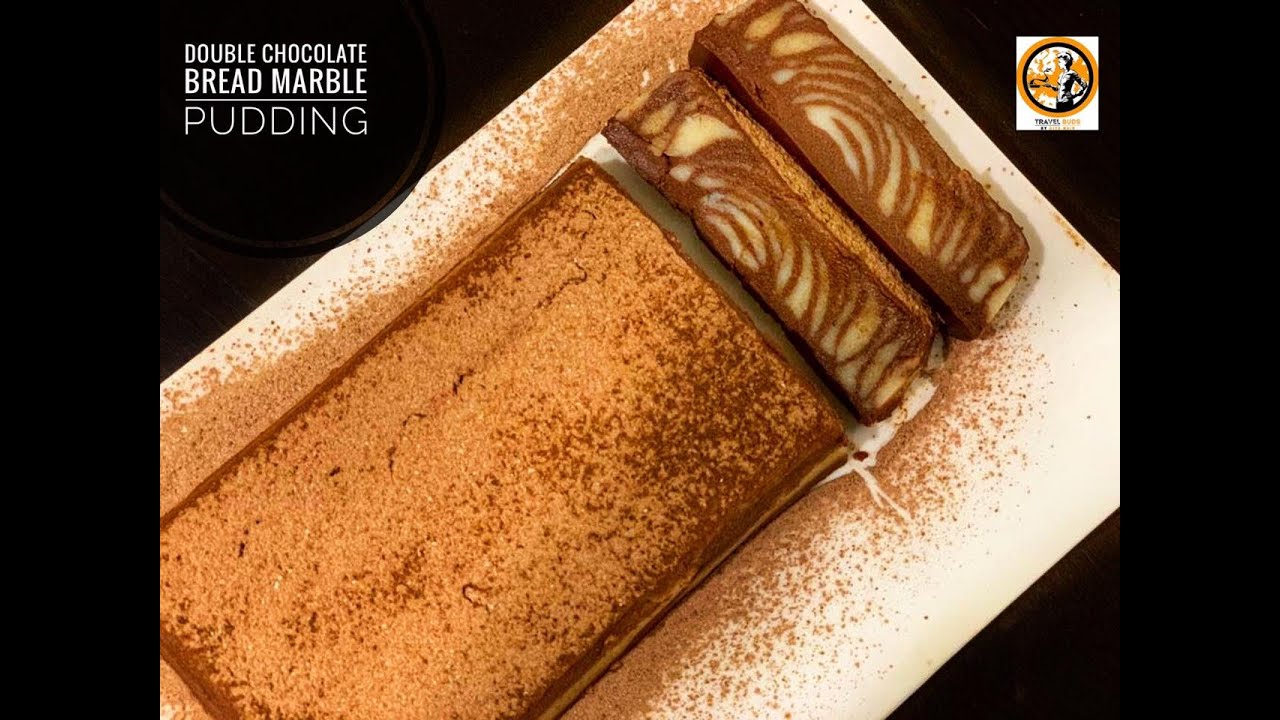 Double chocolate bread marble pudding / ചോക്ലേറ്റ് ബ്രെഡ് മാർബിൾ പുഡ്ഡിംഗ്/BREAD PUDDING - YouTube