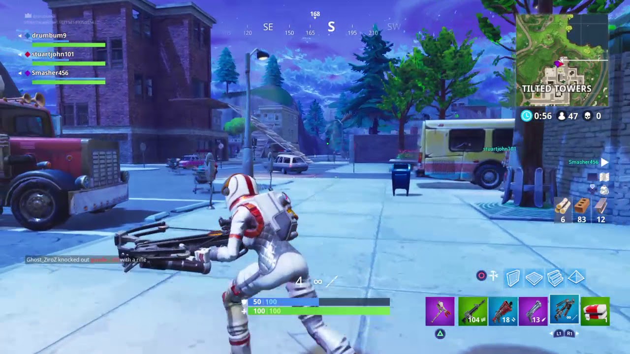 Fortnite crossbow epic knock - YouTube