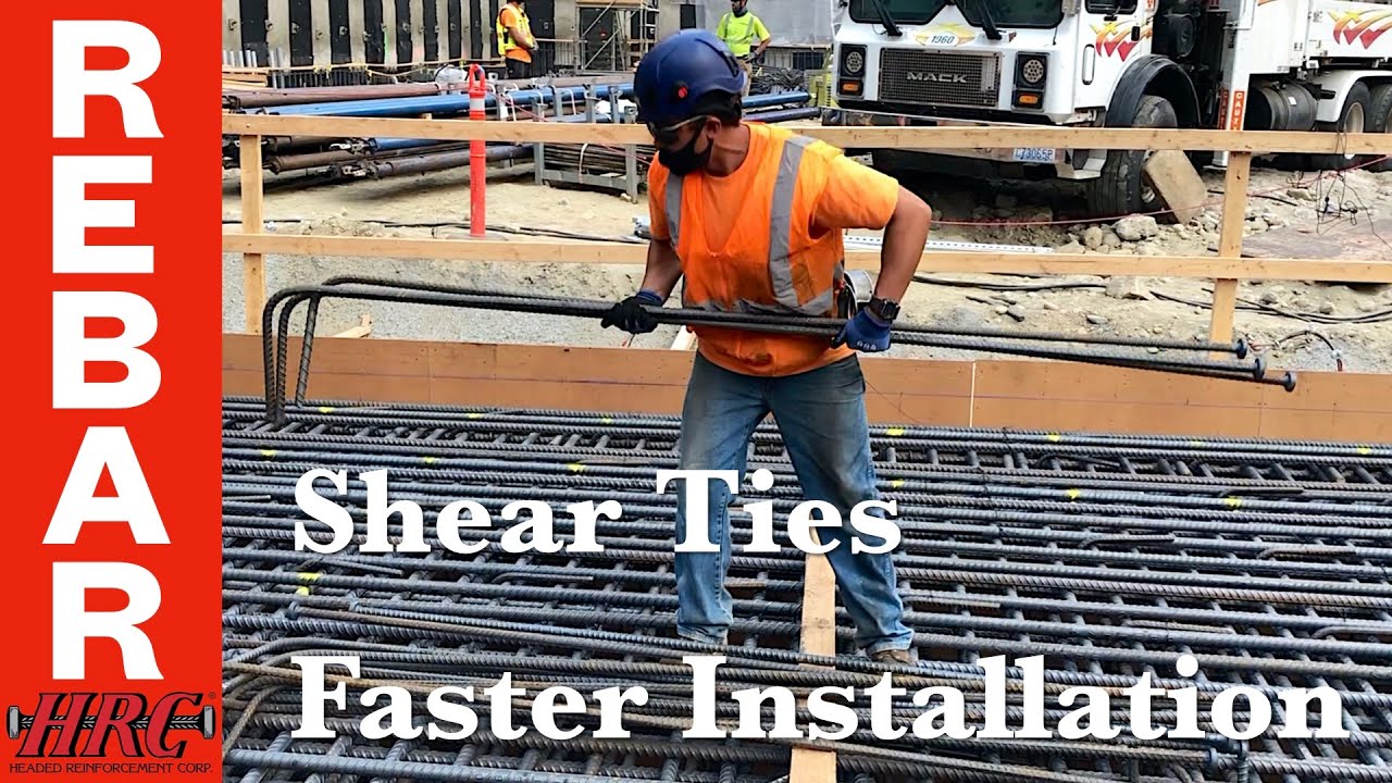 Shear Ties No Longer An Issue By Using HRC 555 T-heads - YouTube
