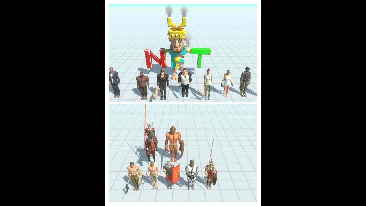 Animal Revolt Battle Simulator Gameplay | Modren humans vs Anciant ...