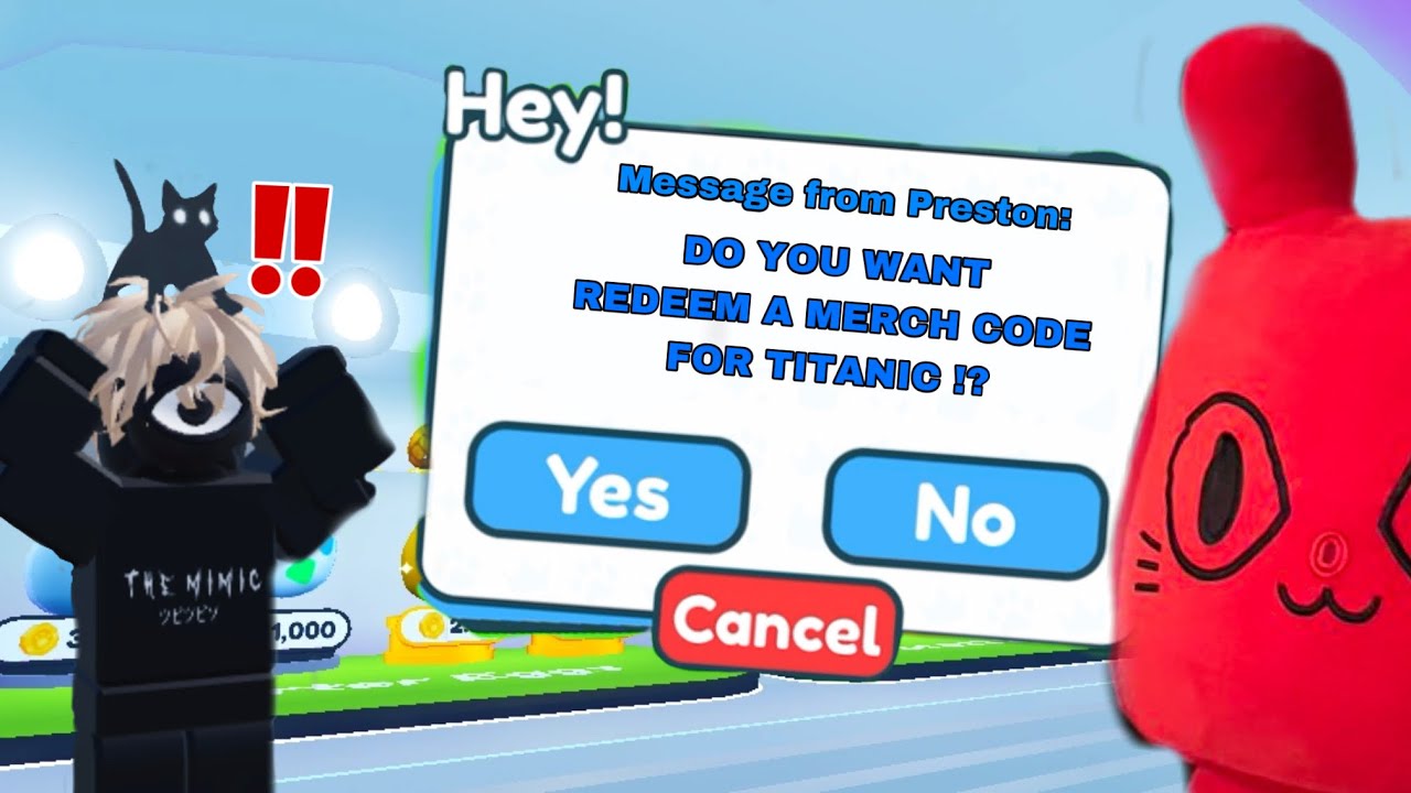 I REDEEM A MERCH CODE AND GOT THE.. 😨 - YouTube