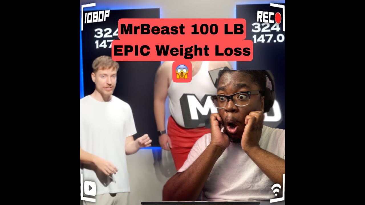 MrBeast DEMONIC 100 Pound Loss Challenge 😱 ( Reaction Video ) - YouTube