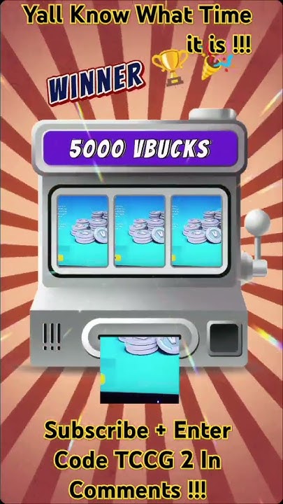 Enter To Win 5000 VBucks!!! Subscribe + Enter Code TCCG 2 In the ...