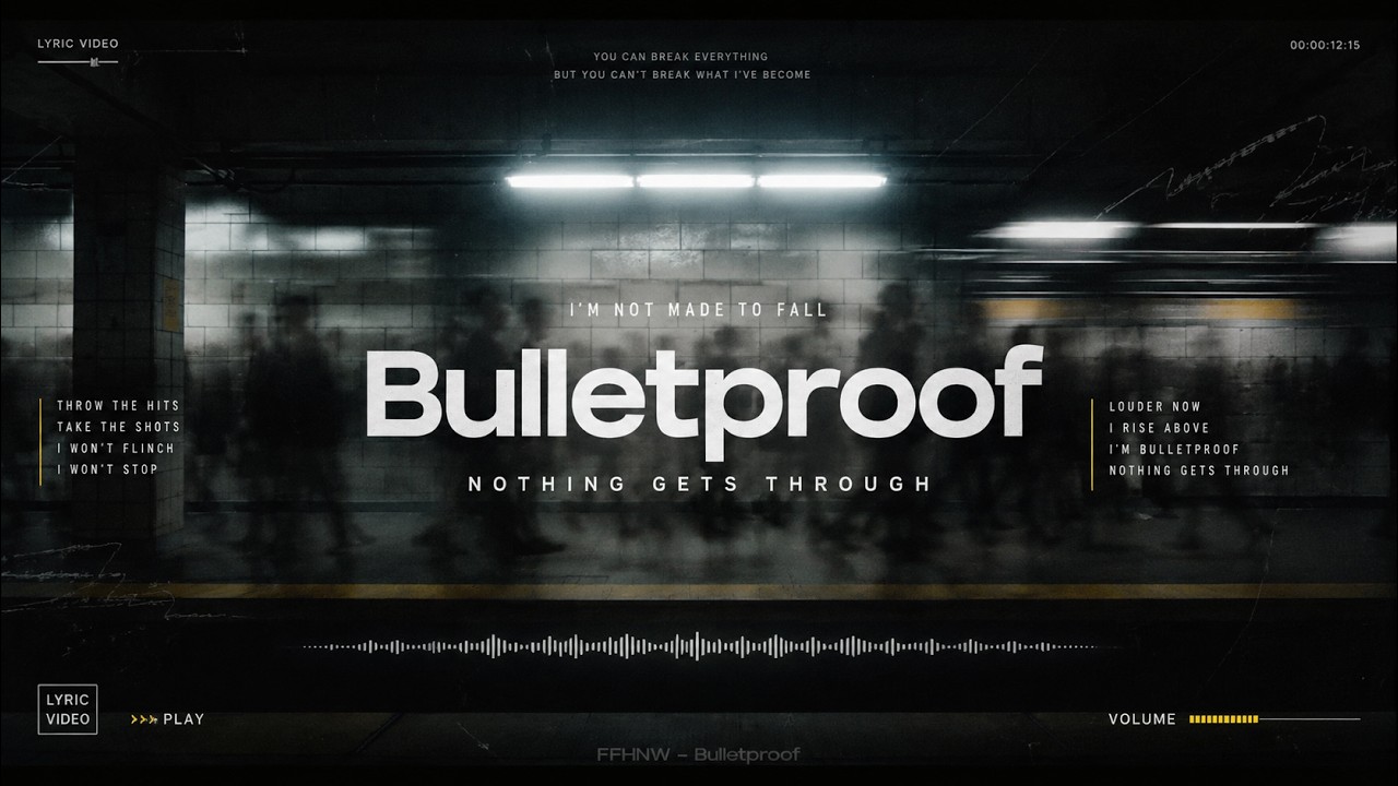 Bulletproof (Lyric Video) - YouTube