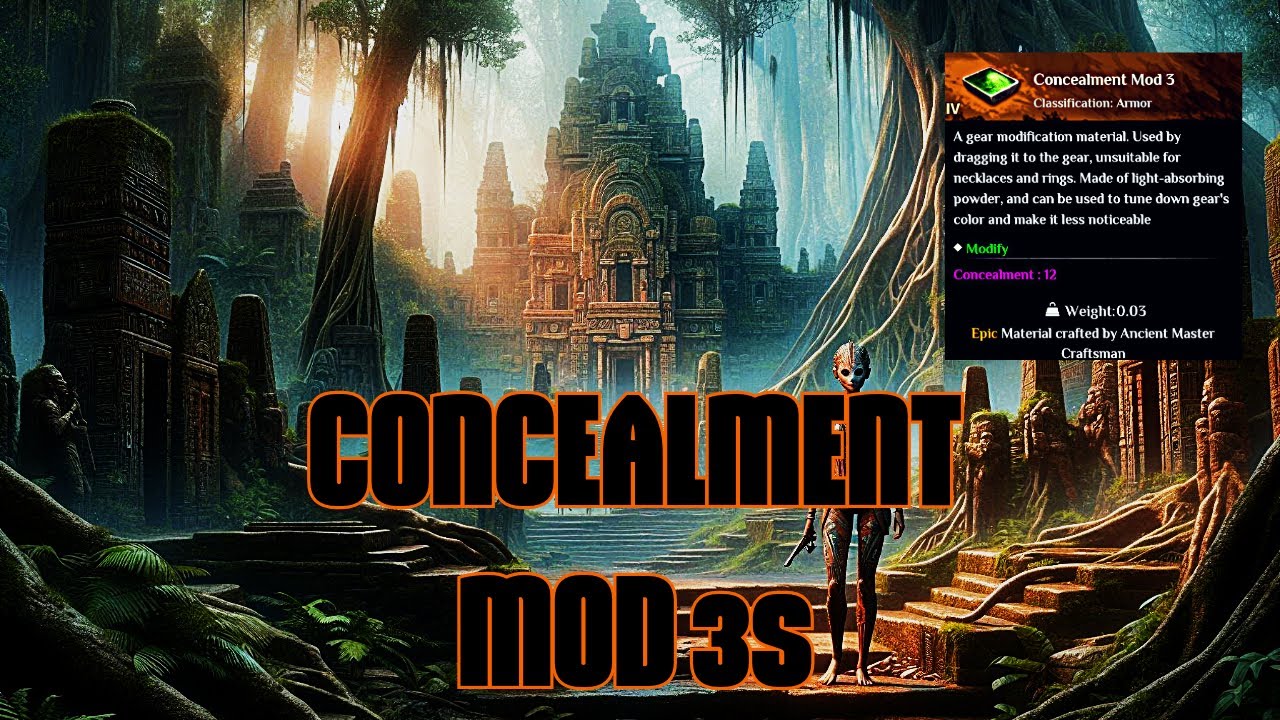 SoulMask Concealment Mod 3s - YouTube