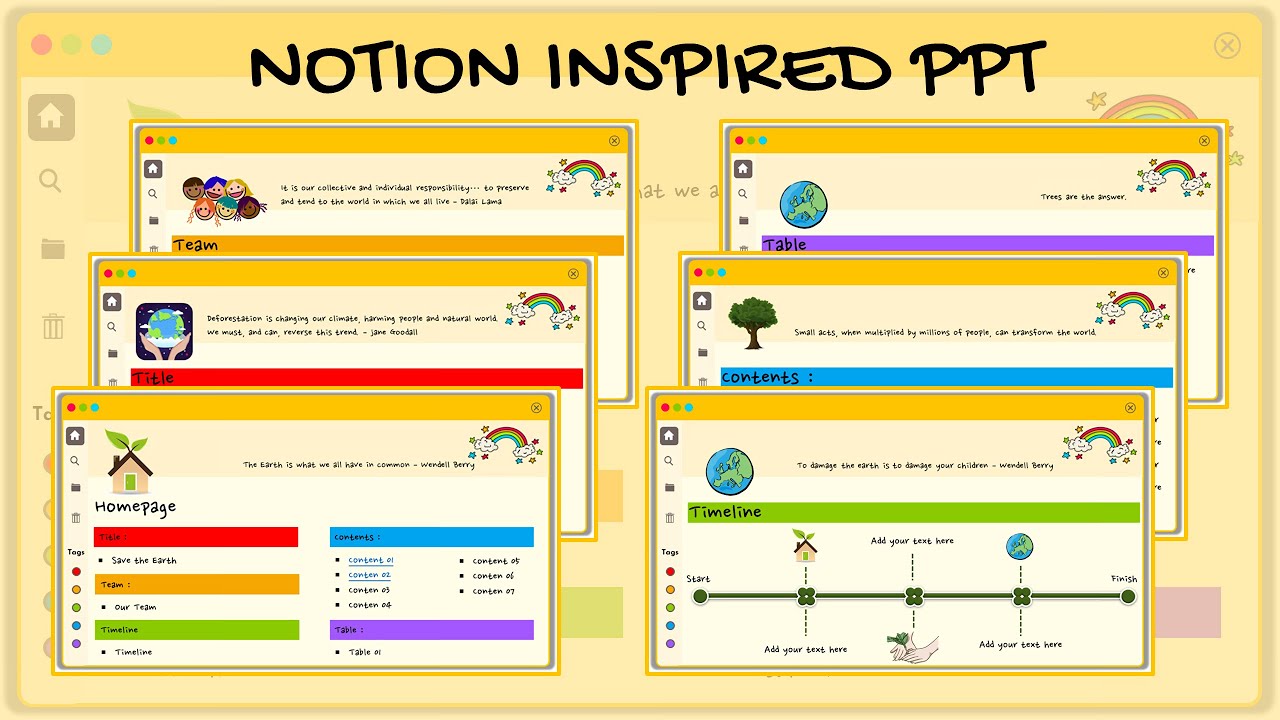 FREE TEMPLATE || NOTION INSPIRED PPT || 2021 - YouTube