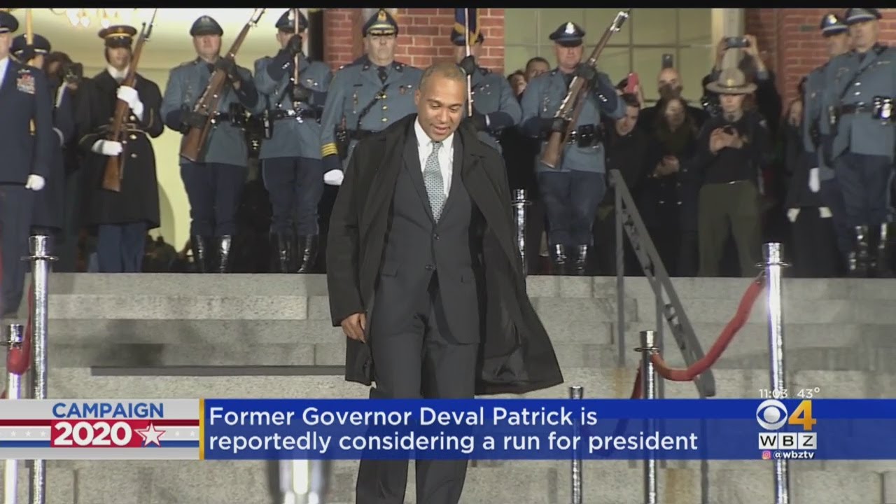 Former Gov. Deval Patrick Considering Run For President - YouTube