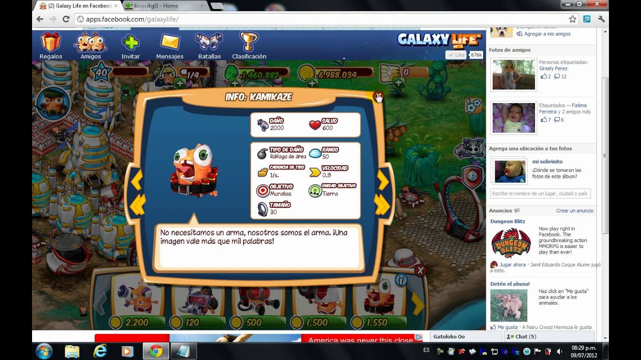 Hack de ataque Galaxy Life 2012 (Cerraron la pag, ya no sirve) - YouTube