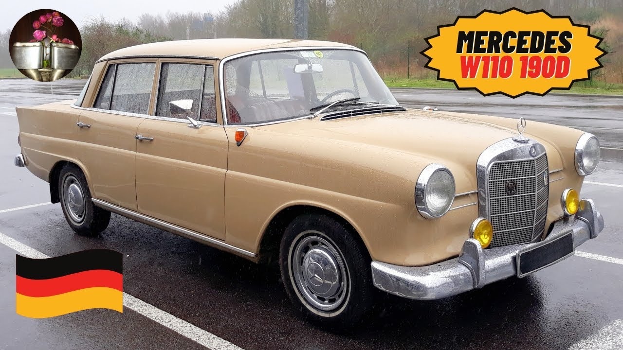 Virtual muséum : Mercedes W110 190D Heckflosse de 1964 - YouTube