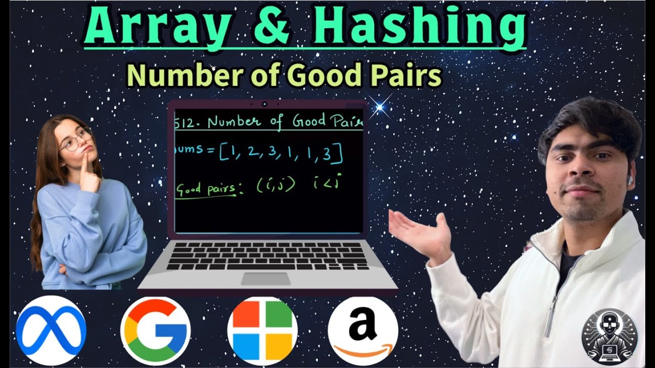 Leetcode 1512 Number Of Good Pairs Python Frequency Counting Algoyogi Youtube
