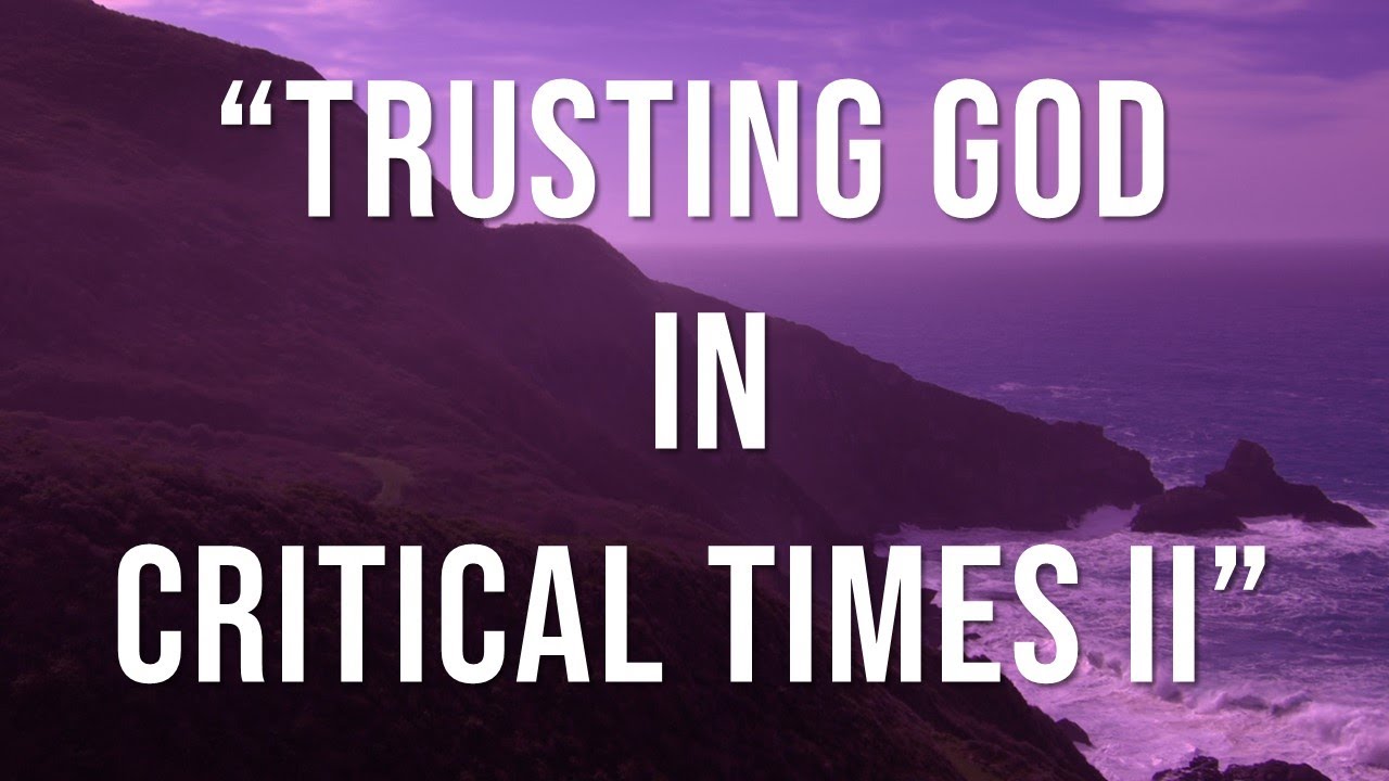 Bishop Timothy Byron McGhee - "Trusting God In The Critical Times II ...