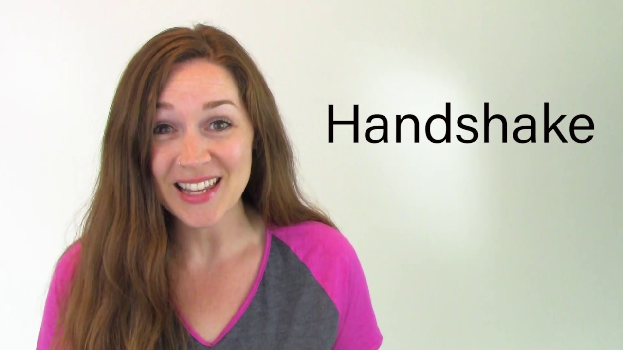 Handshake | Learn English words every day with Spotlight - YouTube