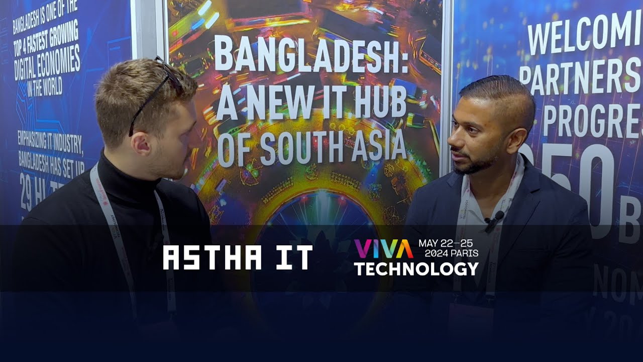 Catch Astha IT CEO Hasnaeen Rizvi Rahman speaking at VivaTech 2024 in ...