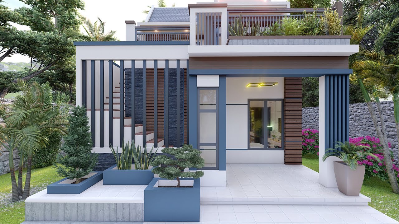 Special 4K..! Small House Looks Luxurious - You Will Liked Small House ...