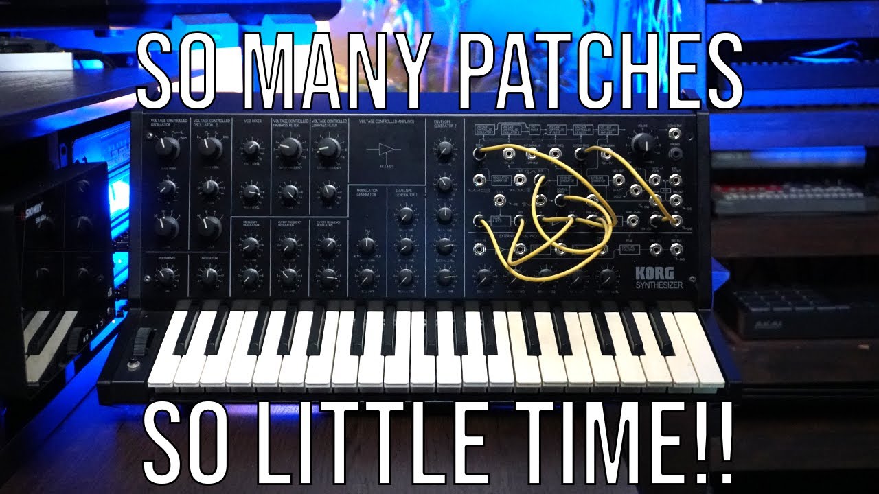 5 Patches You Must Make On The Korg MS20 - YouTube