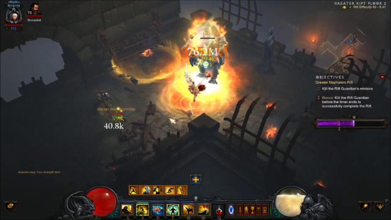 Diablo 3[S9] Monk Sunwuko Set LTK Greater Rift 40 Empowered - YouTube