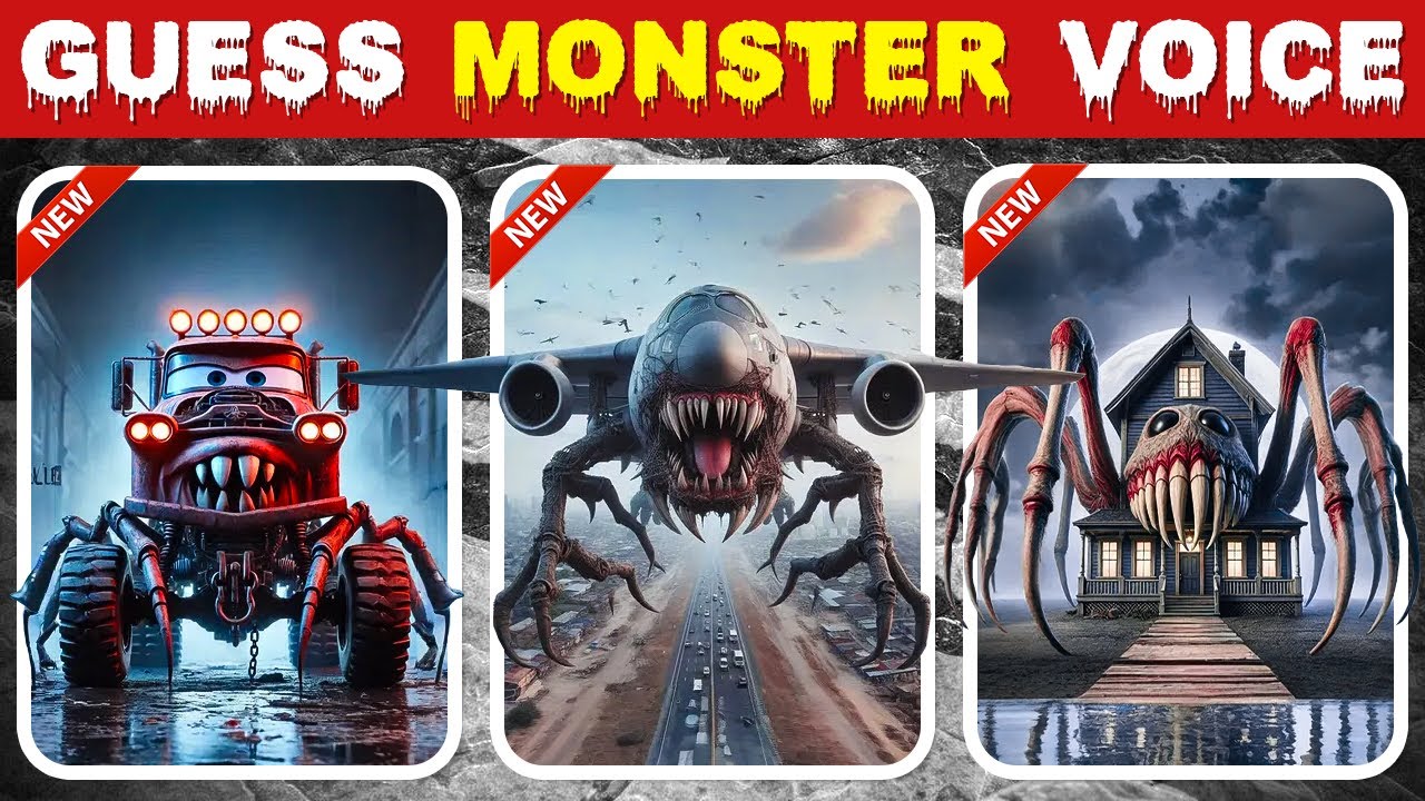 Guess the Eat MONSTER'S VOICE - Infected Sky, Tow Mater, House Head ...