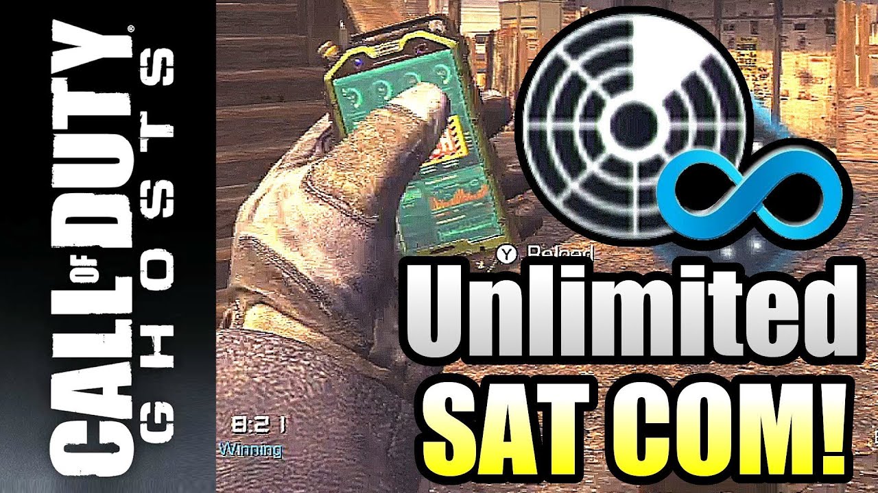 Call of Duty Ghosts: Unlimited Sat Com Trick! (Super Radar) VSAT - YouTube