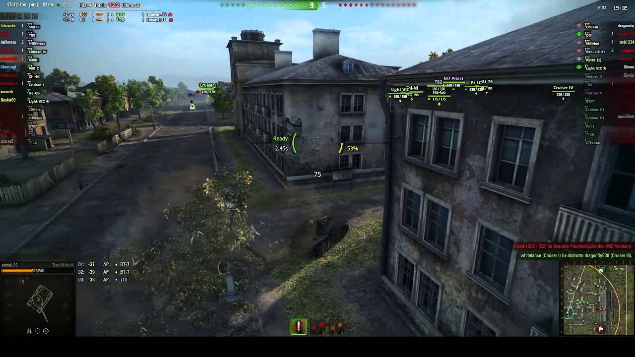 [World of Tanks Replay] Type 98 Ke-Ni Japanese Light Tank - YouTube