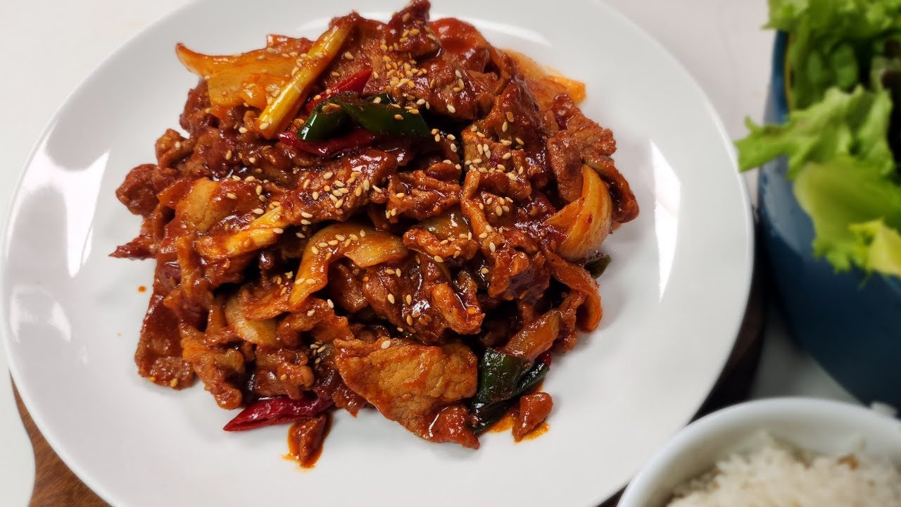 제육볶음에 이것을 넣어보세요! 맛이 끝내줍니다!(Jeyuk bokkeum) - YouTube